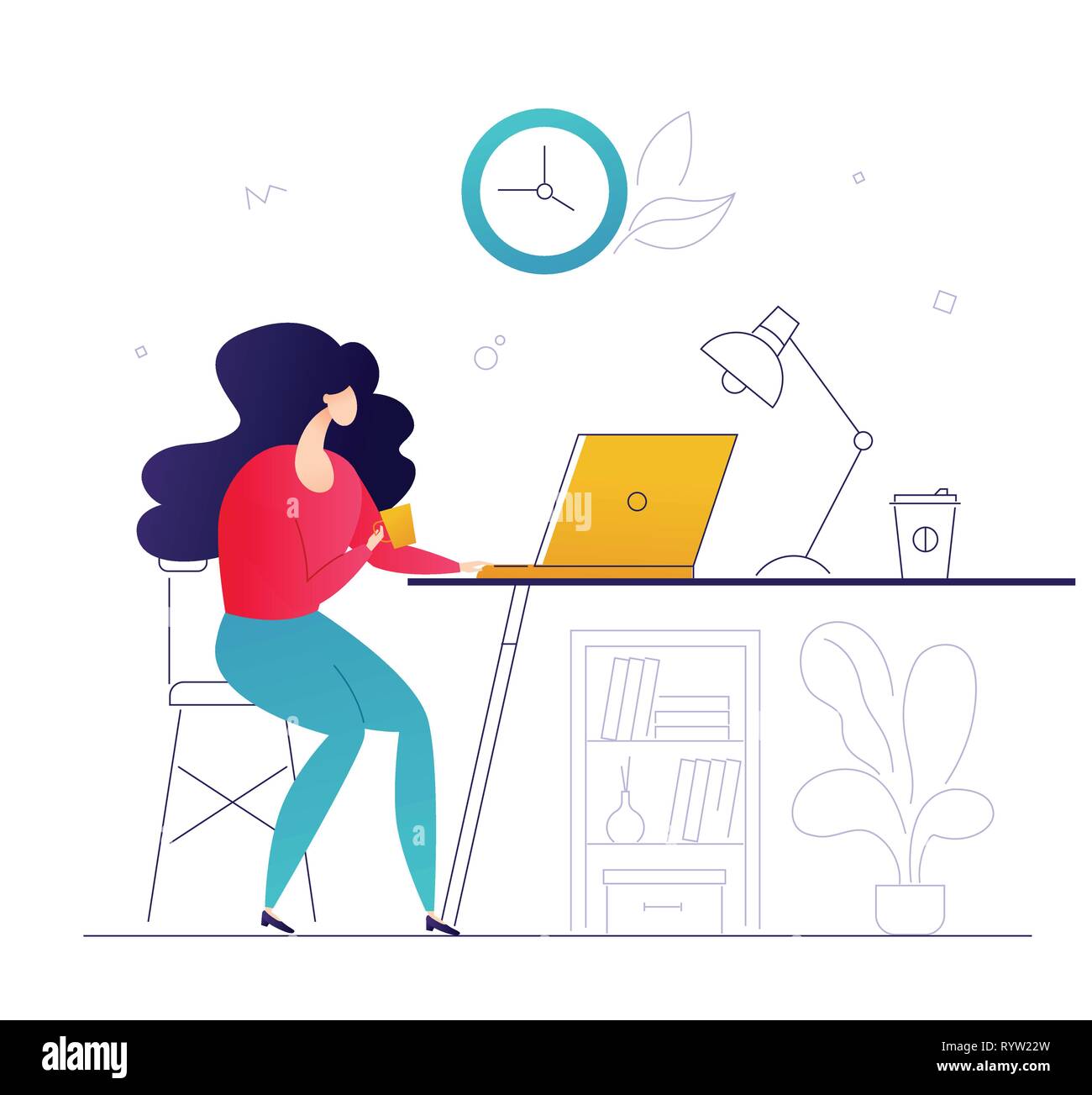 Freelance project Stock Vector Images - Alamy