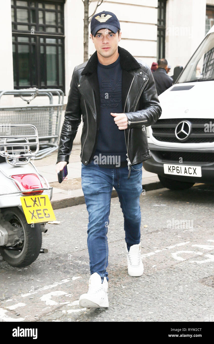 Ben Adams seen leaving Radio 2 after doing radio interviews Featuring ...