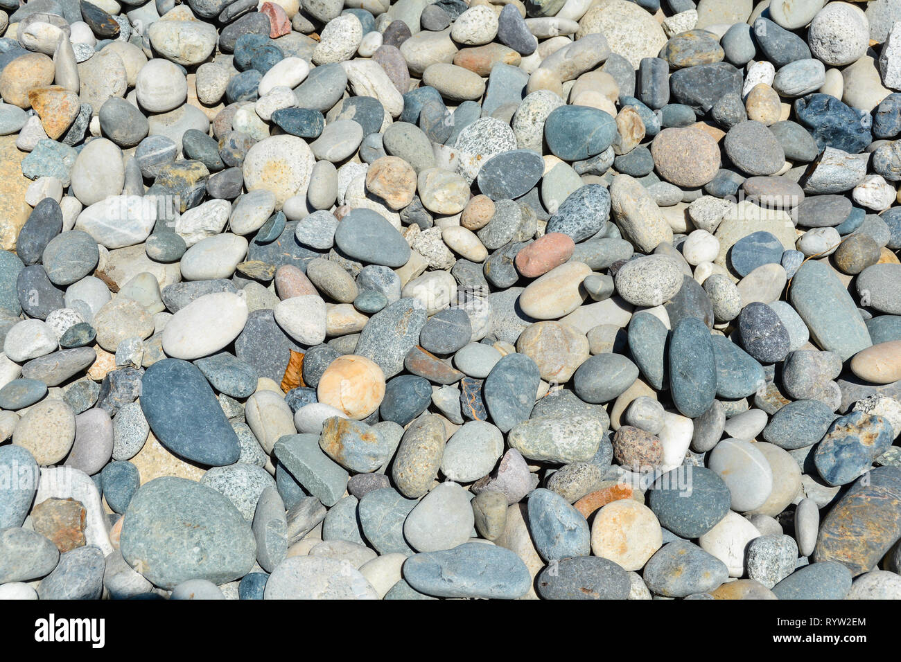 Cobblestone pebble texture background. Modern decorative material Stock ...