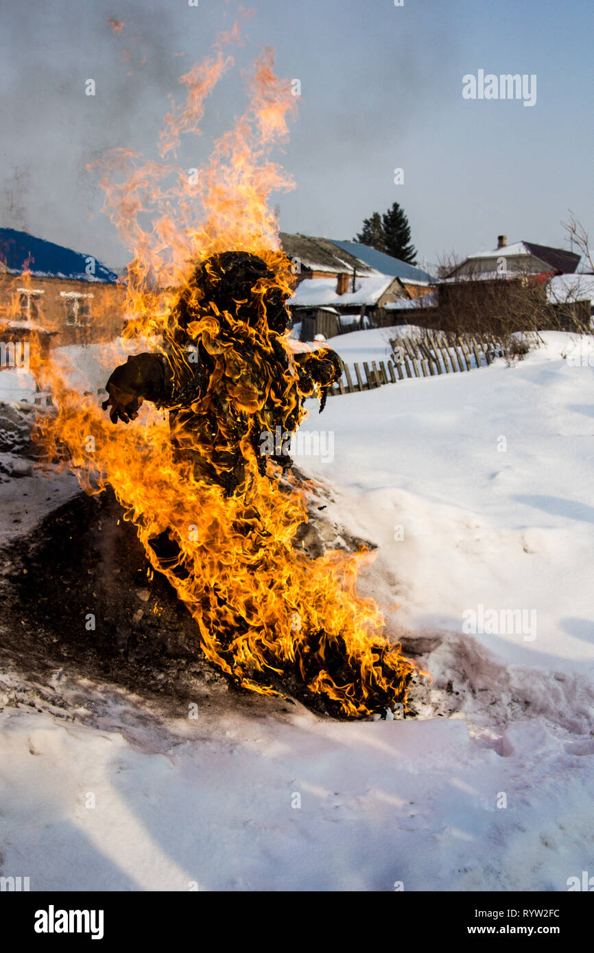 the traditions of pagan Slavic rituals Stock Photo - Alamy