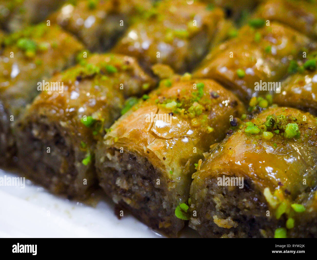 Traditional delicious turkish dessert hi-res stock photography and ...
