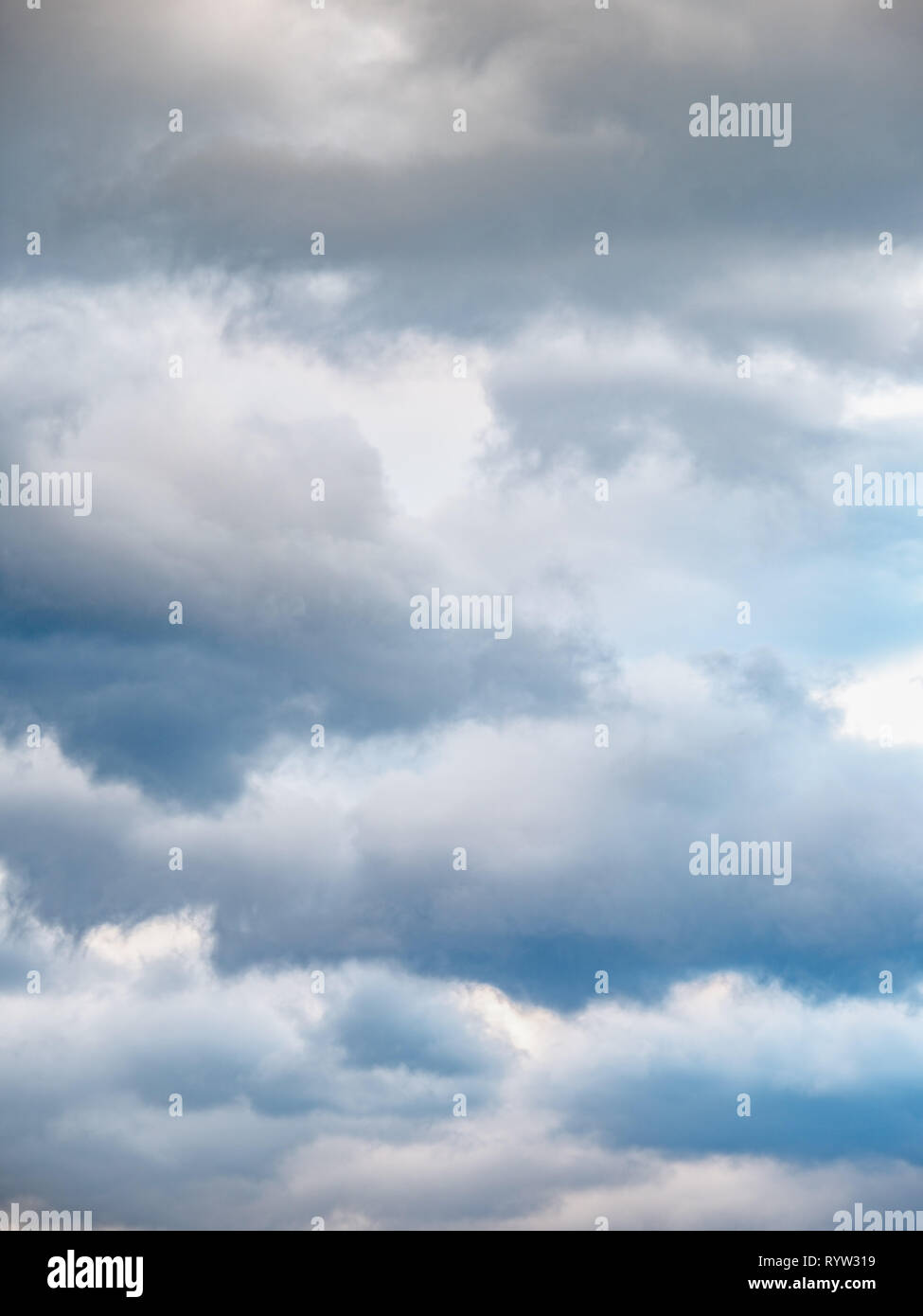 Cloudy sky. Background image. Spring sky and Cold weather Stock Photo ...