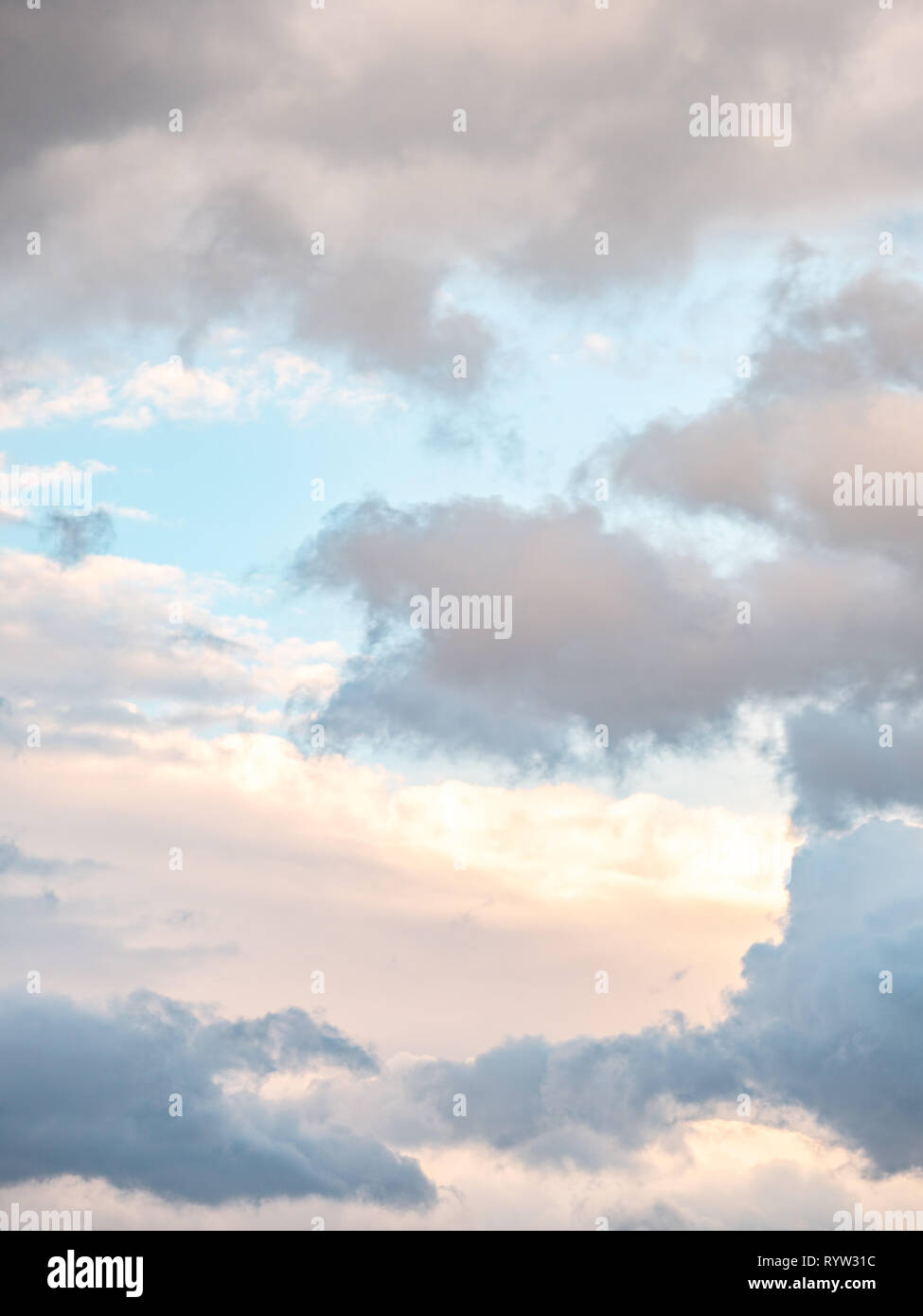 Cloudy sky. Background image. Spring sky and Cold weather Stock Photo ...