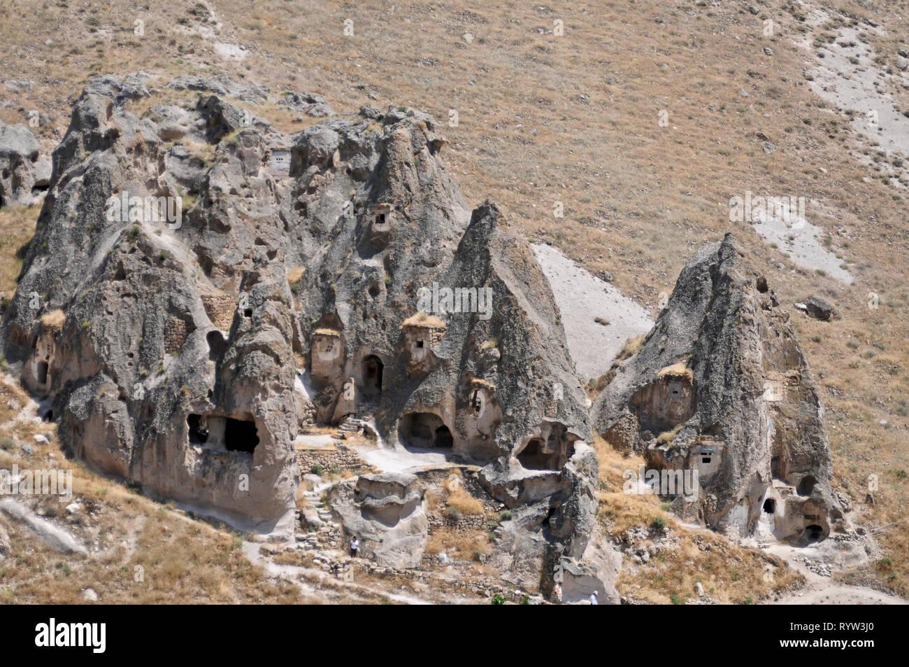 Ancient cave houses Cappadocia, Turkey Stock Photo - Alamy