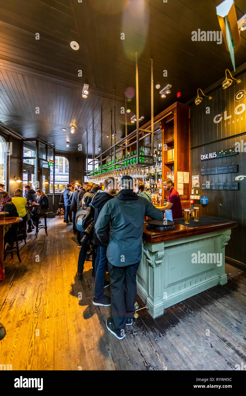 The Globe Tavern. The pubs of Borough Market, London Stock Photo - Alamy