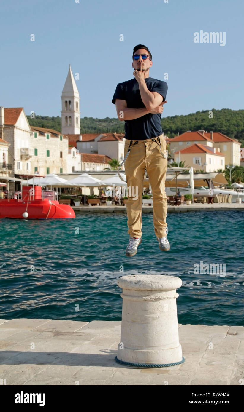 Levitating man hi-res stock photography and images - Alamy