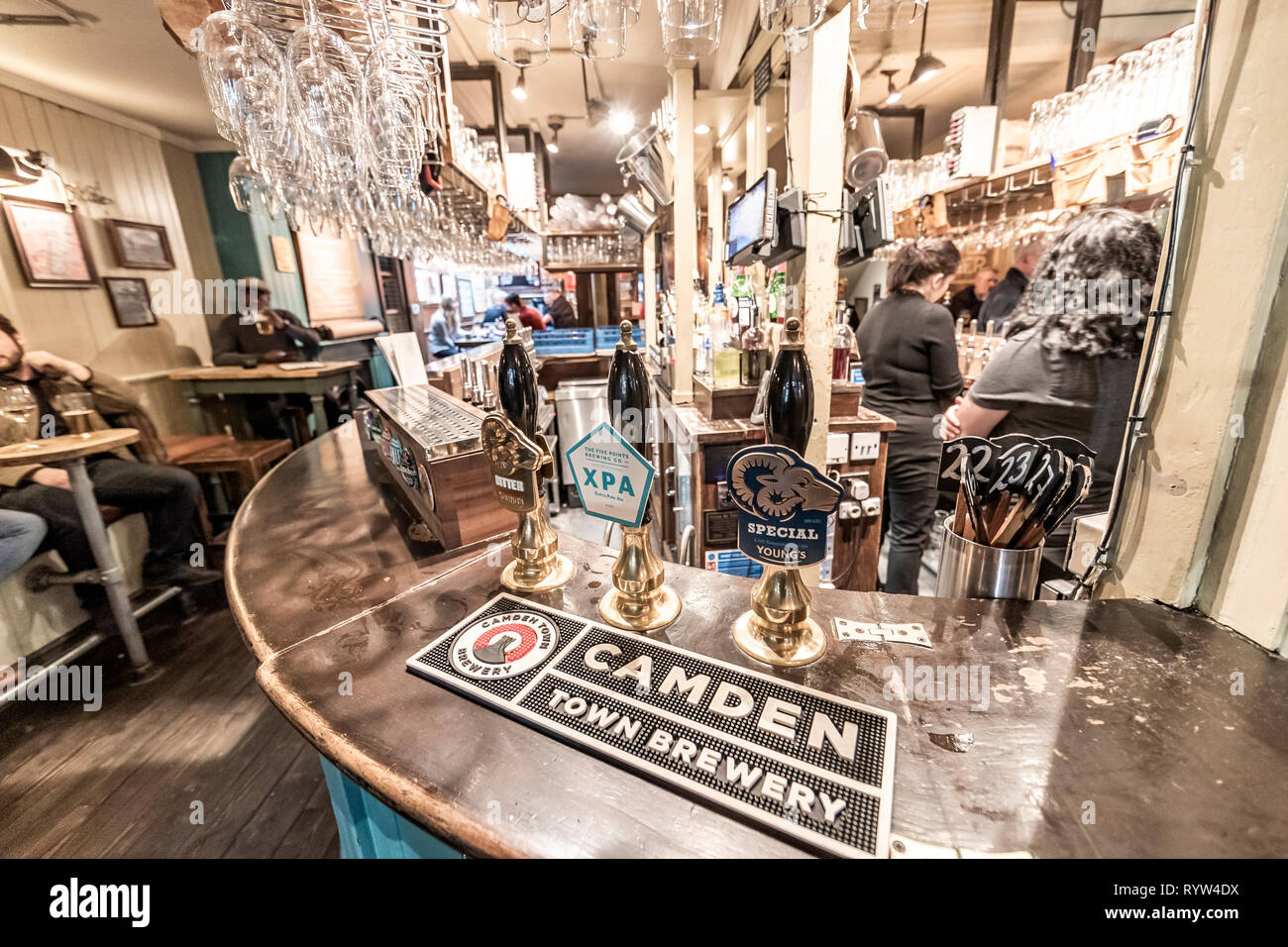 The Wheatsheaf. The pubs of Borough Market, London Stock Photo - Alamy