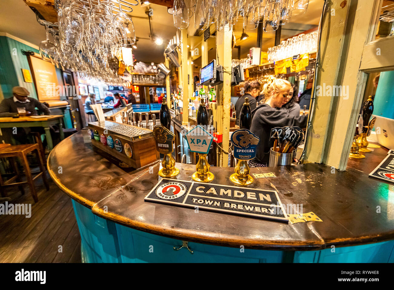 The Wheatsheaf. The pubs of Borough Market, London Stock Photo - Alamy