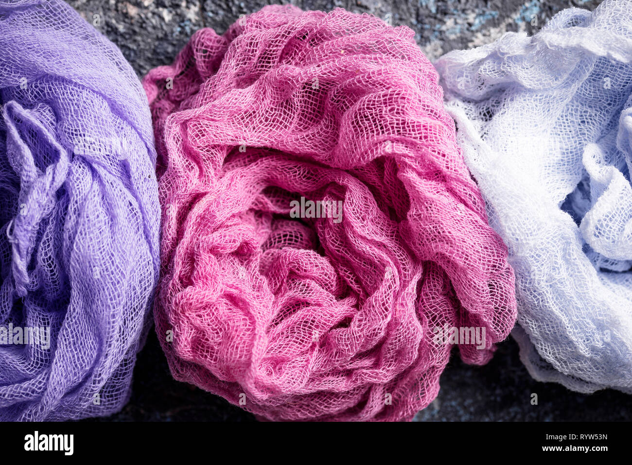 Abstract background with colorful clothes Stock Photo - Alamy