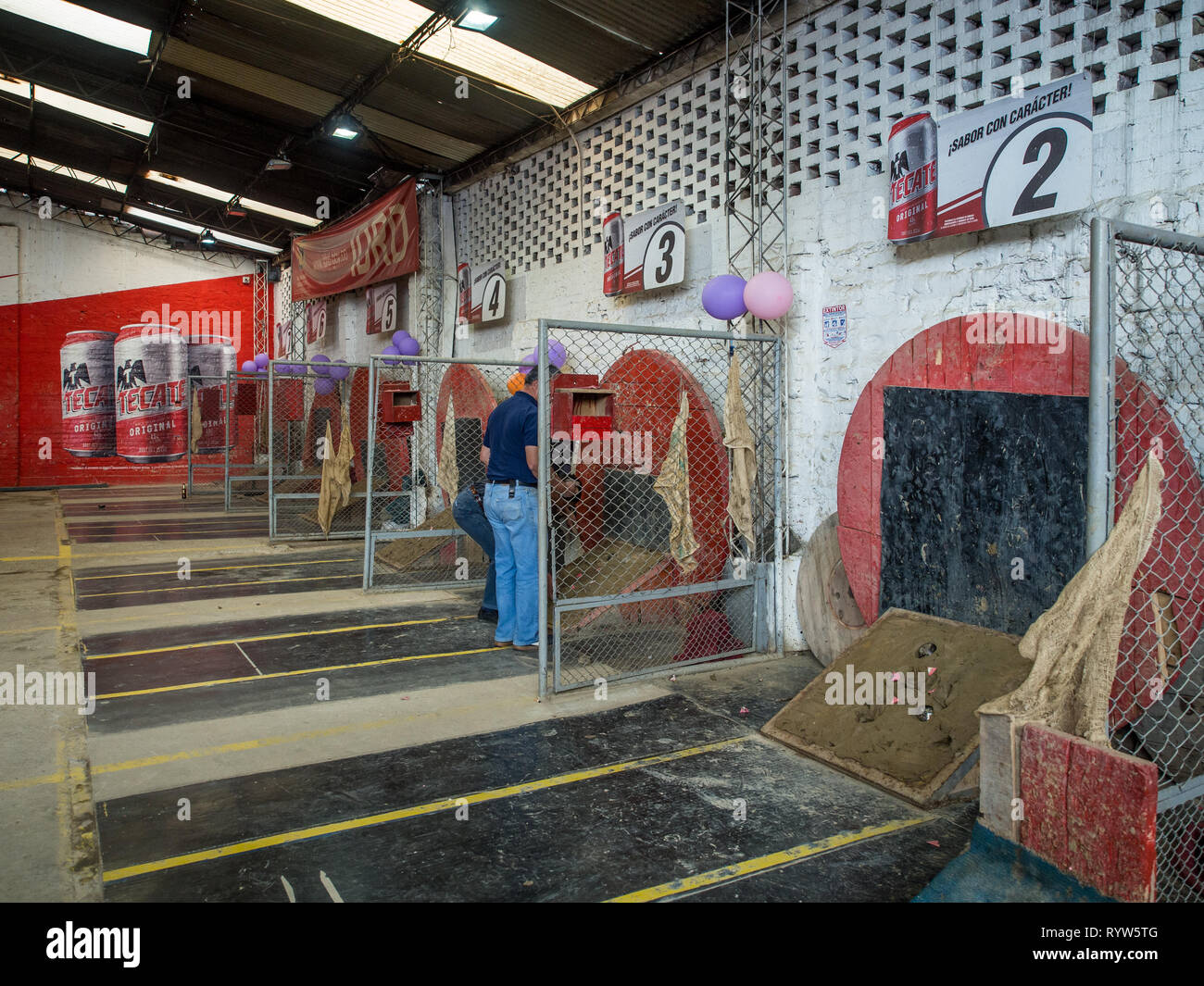 Bogota, Colombia - Septemebr. 09, 2017: Colombian men are playing tejo ...