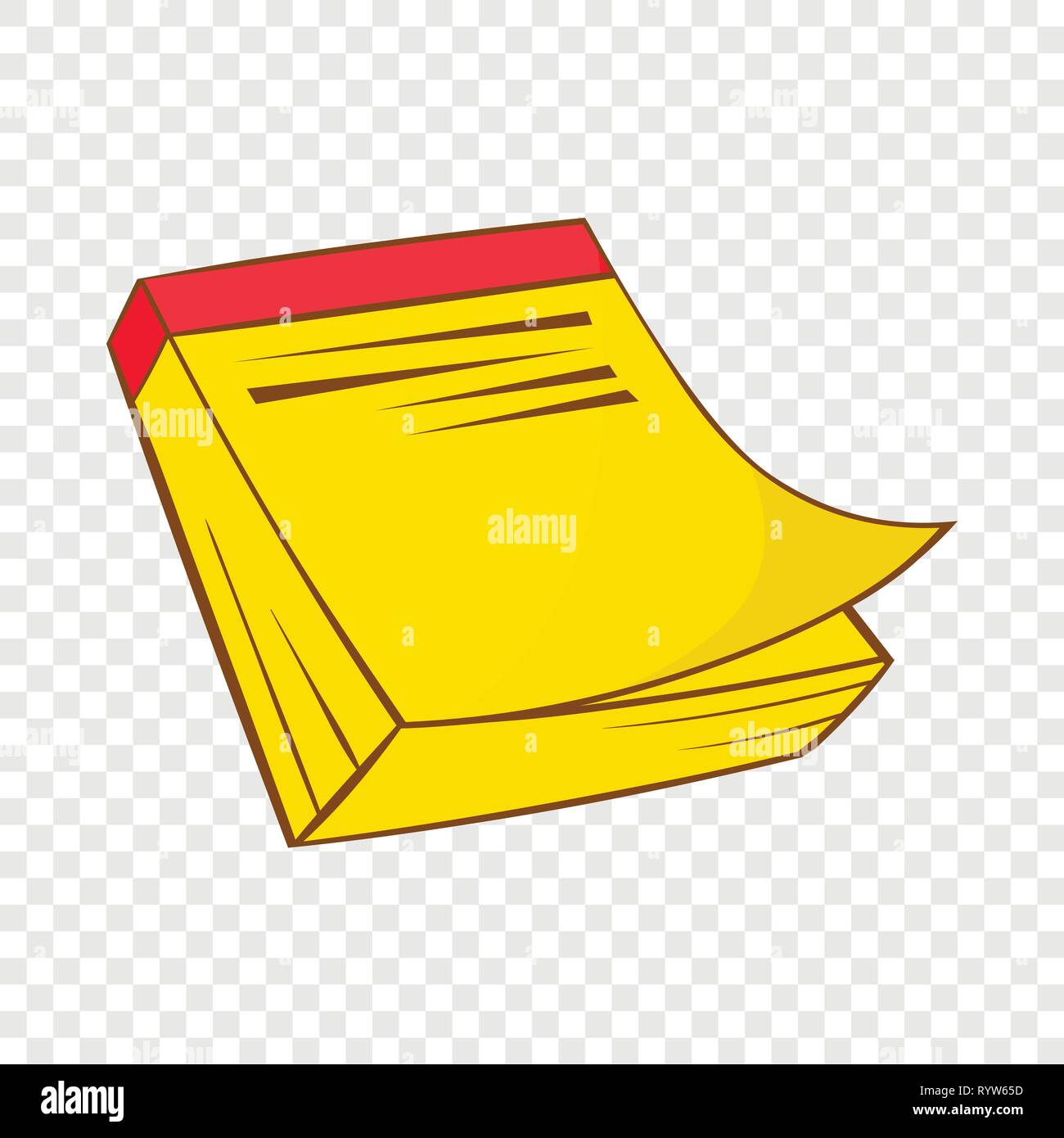 Yellow Notepad Clipart