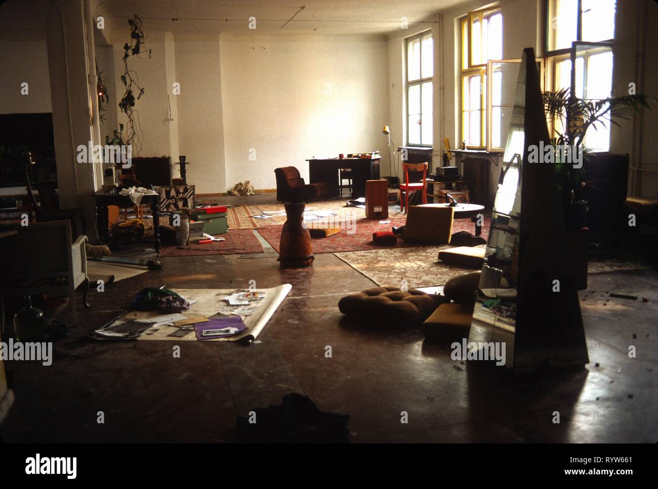 West-Berlin 1984 Georg von Rauch-Haus, infamous squat in Kreuzberg ...