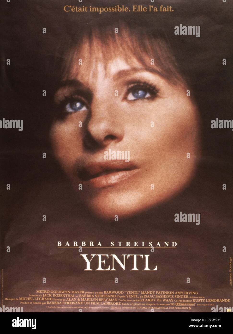 Yentl poster hi-res stock photography and images - Alamy