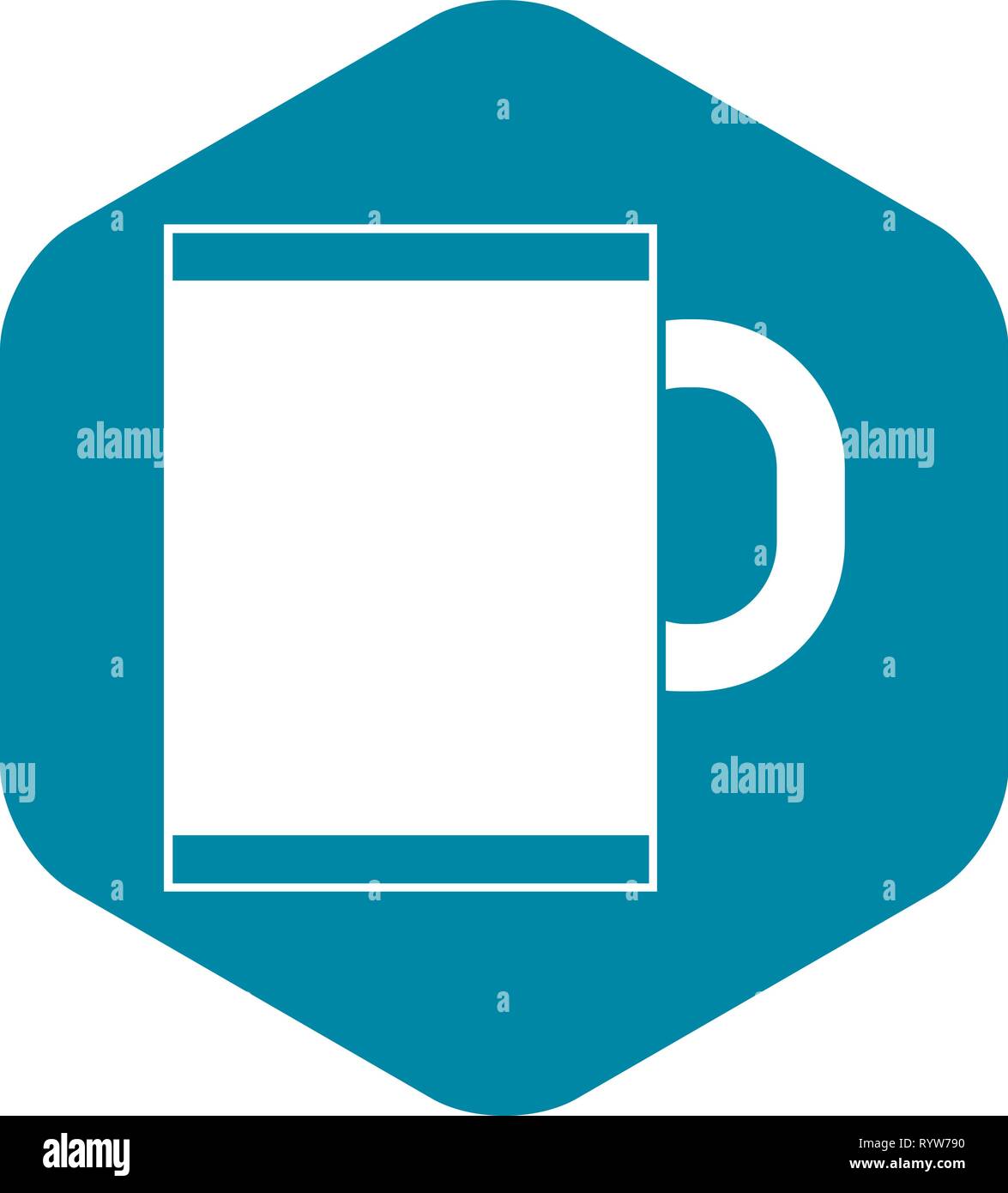 Tea mug icon, simple style Stock Vector Image & Art - Alamy