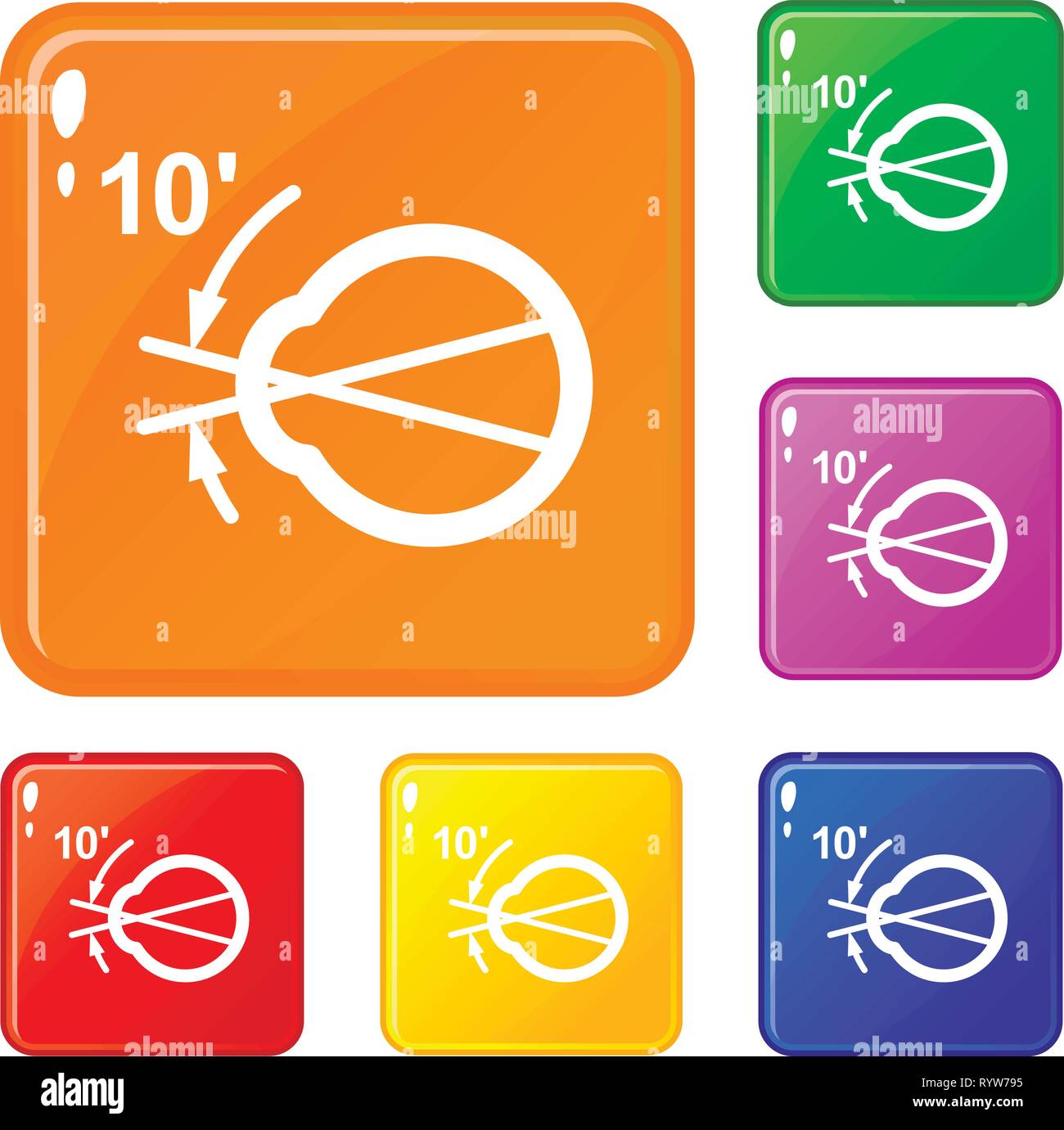 Eye light angle object Stock Vector Images - Alamy