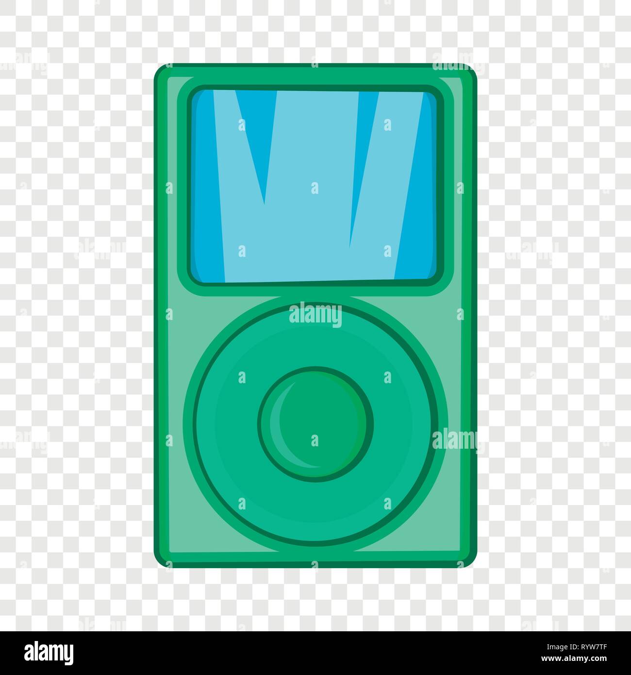 Mp3 player icon in cartoon style Stock Vector Image & Art - Alamy