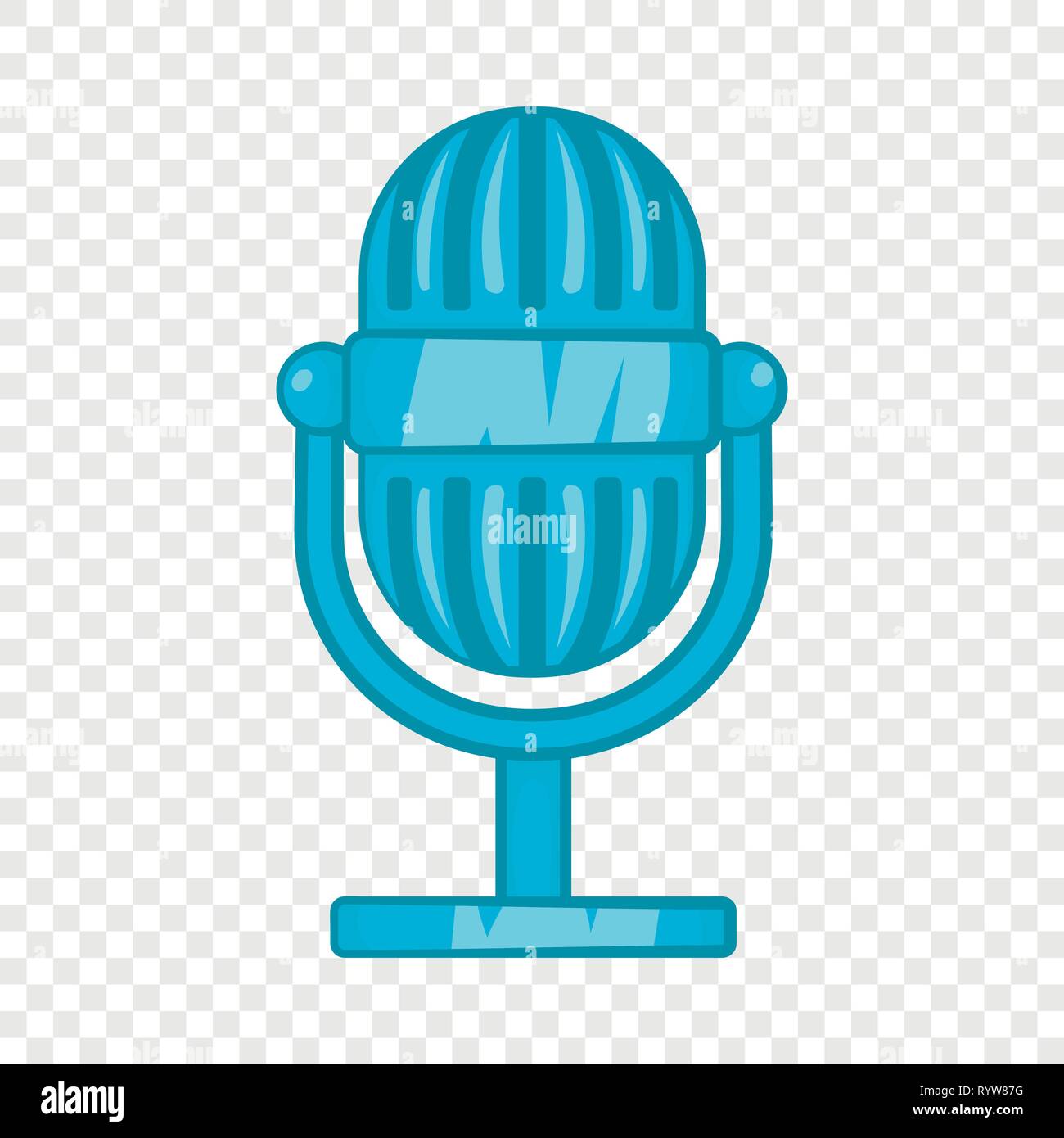 Retro microphone icon, cartoon style Stock Vector Image & Art - Alamy