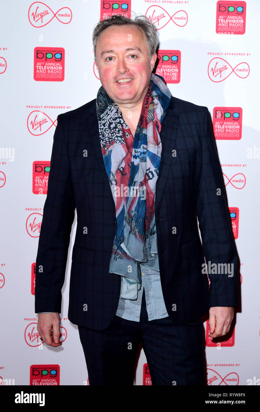 Marcus Bentley attends Virgin Media's 42nd Broadcasting Press Guild ...