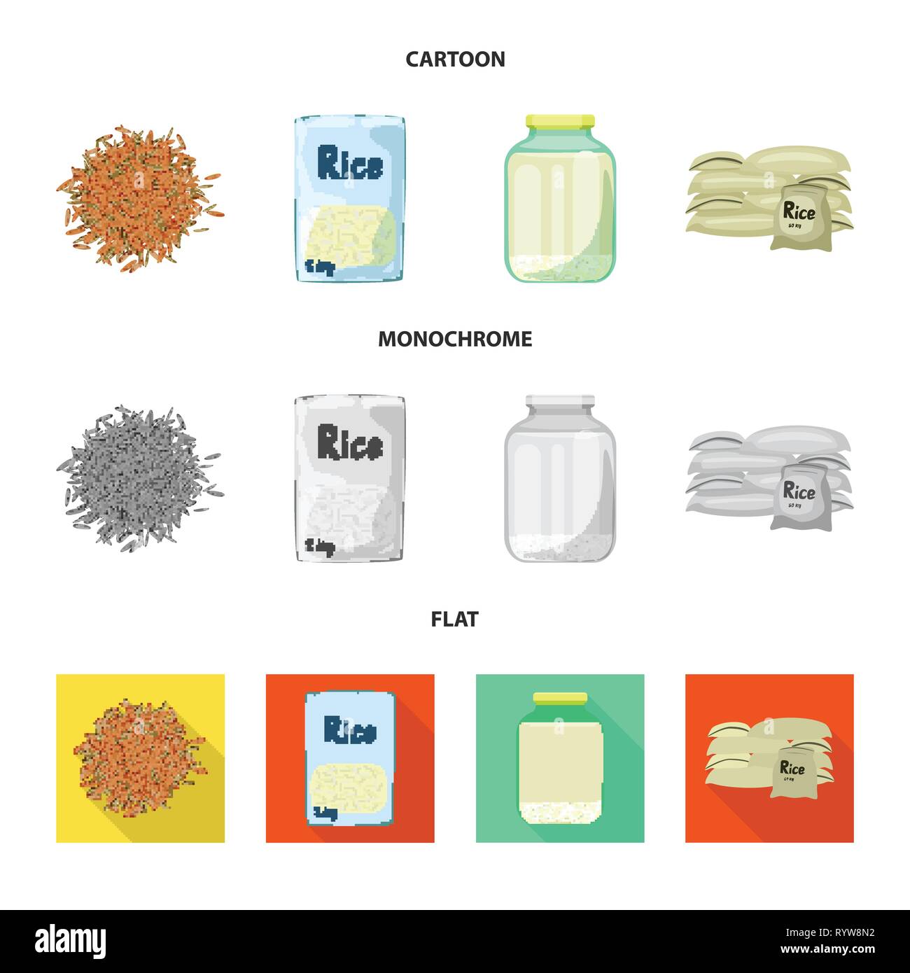 grain,packet,cook,bag,rice,water,unpolished,seed,white,process ...