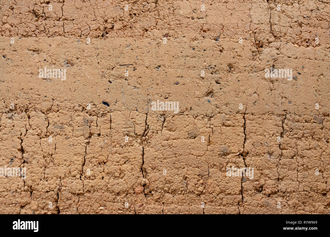 wall made of mud as background and texture Stock Photo - Alamy