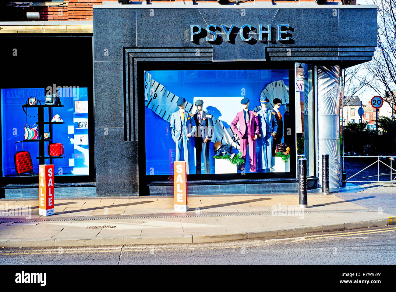 Psyche Store, Linthorpe Road, Middlesbrough, Cleveland, England Stock ...
