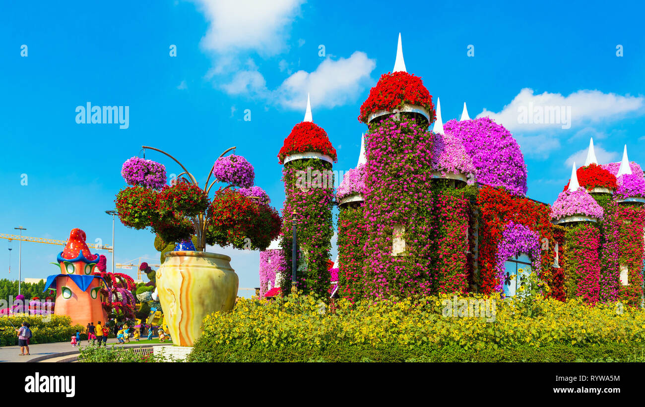 Dubai miracle garden view hi-res stock photography and images - Alamy