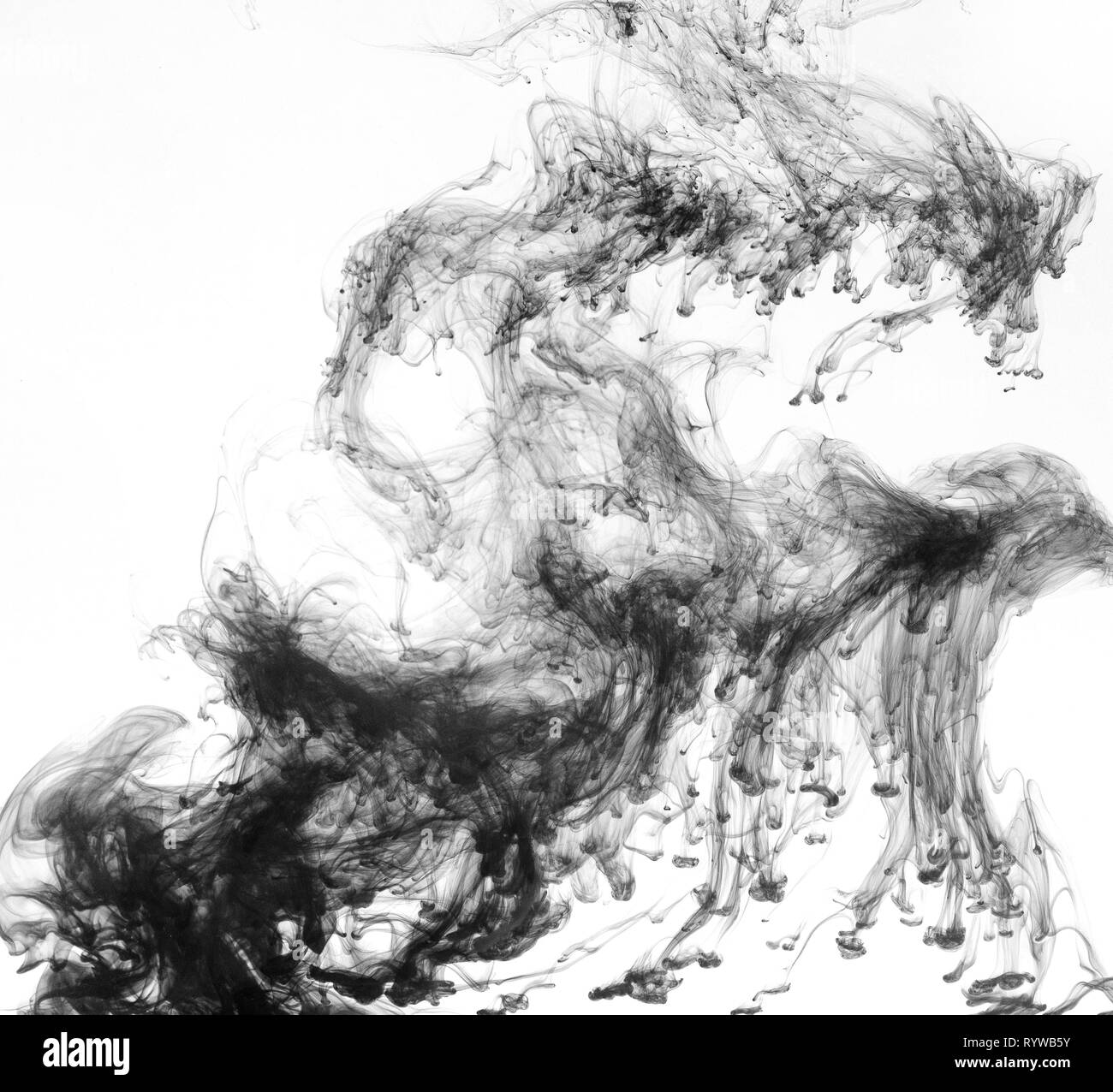 Color paint stains abstract Black and White Stock Photos & Images - Alamy