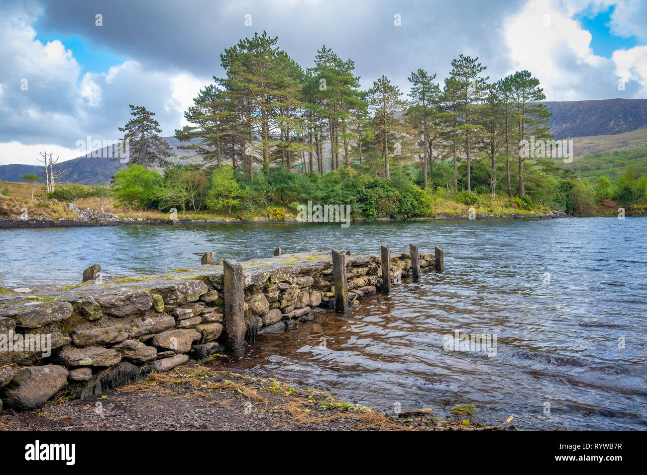 Lough Inchiquin on Beara Peninsula Stock Photo - Alamy
