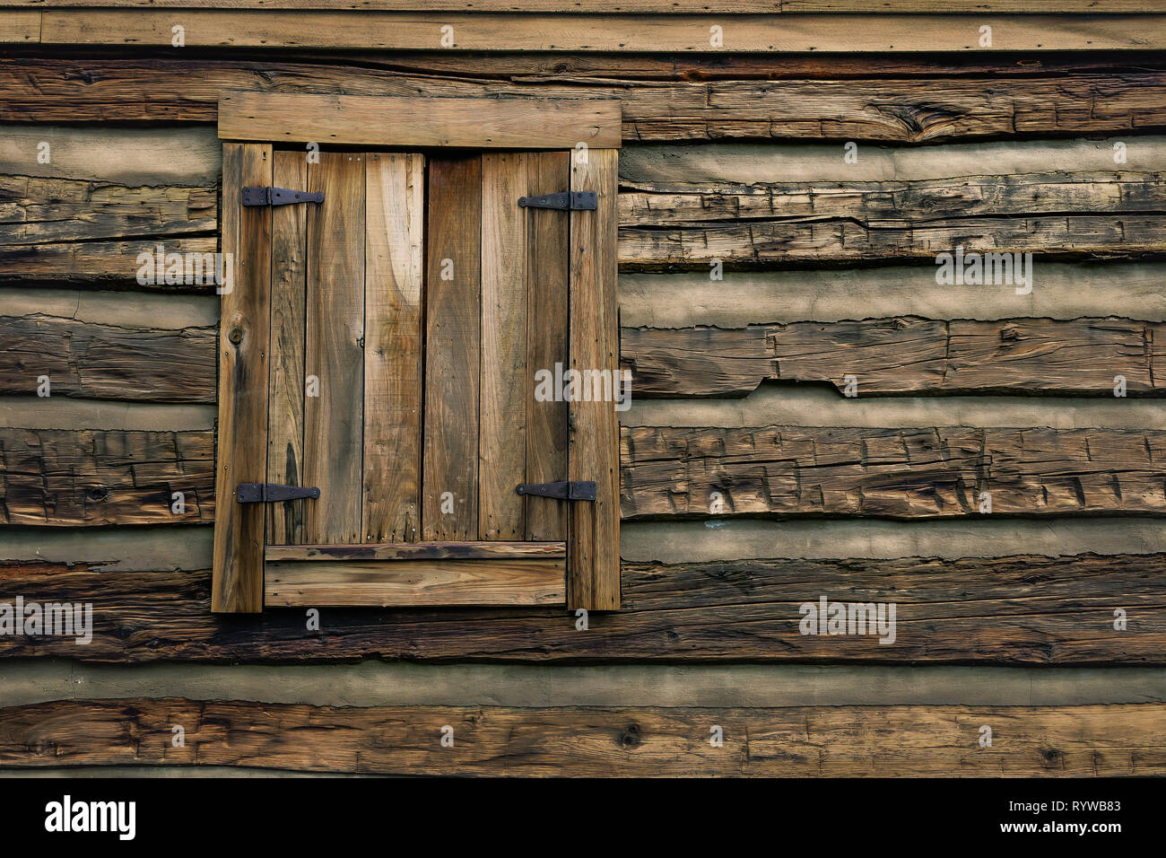 Vintage log cabin hi-res stock photography and images - Alamy