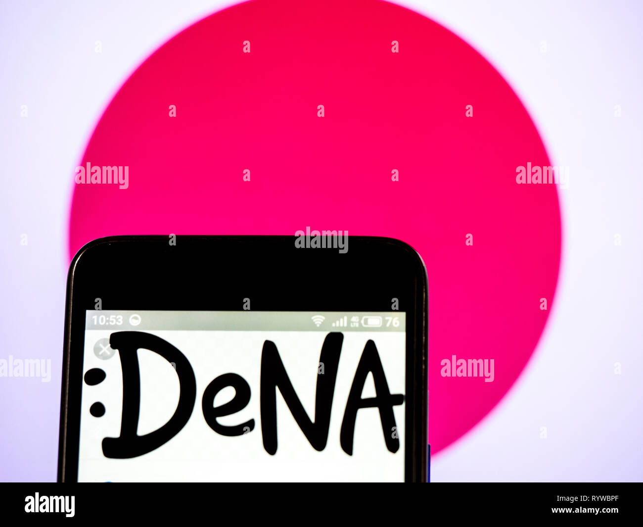 DeNA Co.,Ltd. company logo seen displayed on smart phone Stock Photo ...