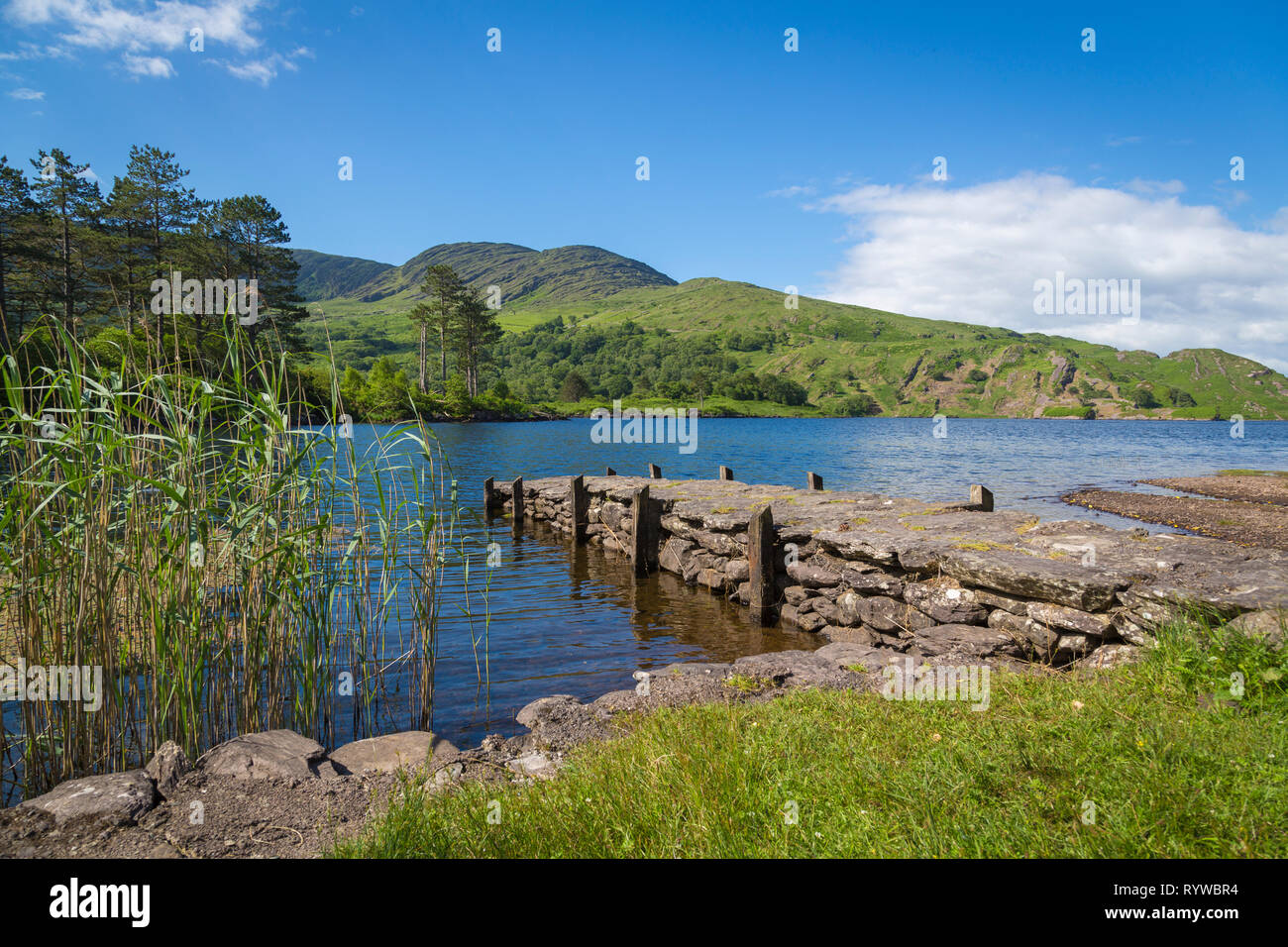 Lough Inchiquin on Beara Peninsula Stock Photo - Alamy