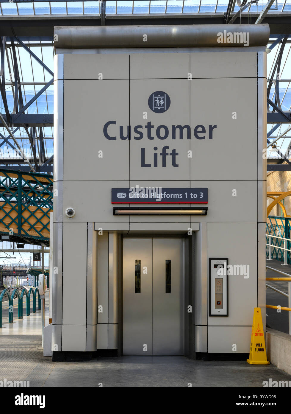 Customer lift at Carlisle Citadel Railway Station, Carlisle, Cumbria ... Customer lift at Carlisle Citadel Railway Station, Carlisle, Cumbria ...