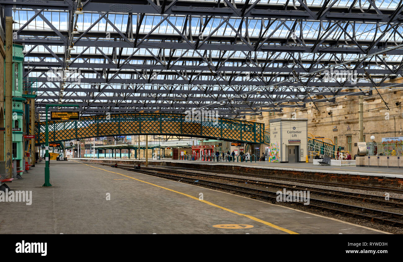 Carlisle Citadel Railway Station, Carlisle, Cumbria, England, UK Stock ...