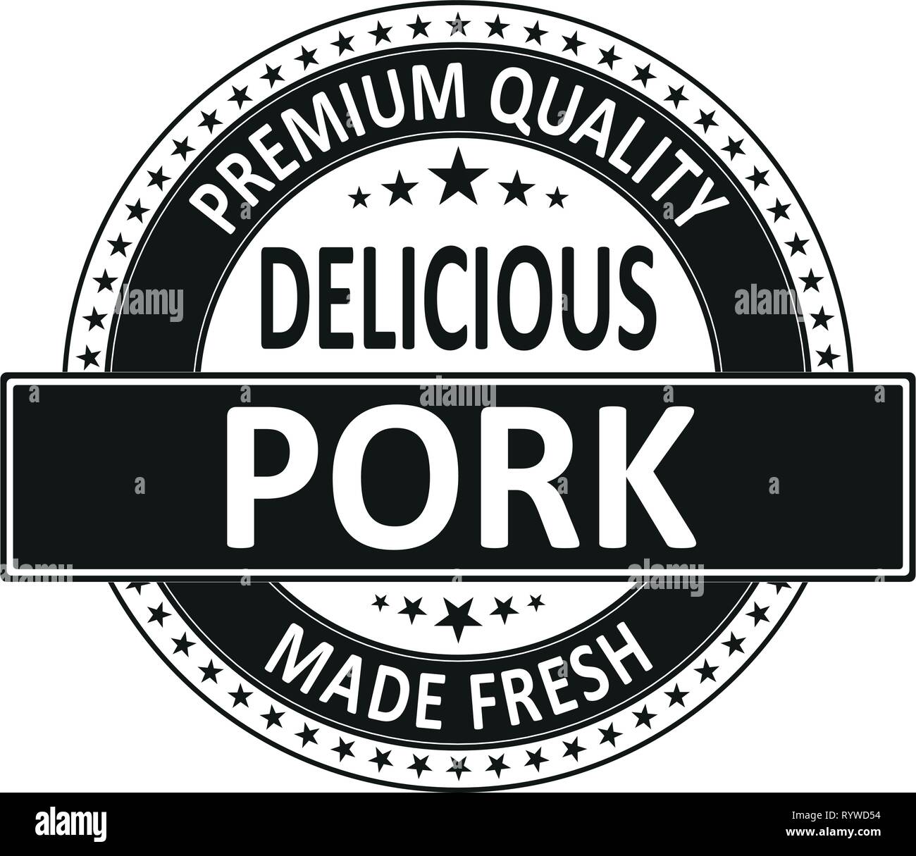 Pork texture Stock Vector Images - Alamy
