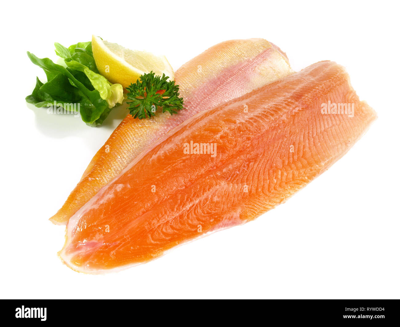 Fresh Fish - Trout Fillet Stock Photo - Alamy