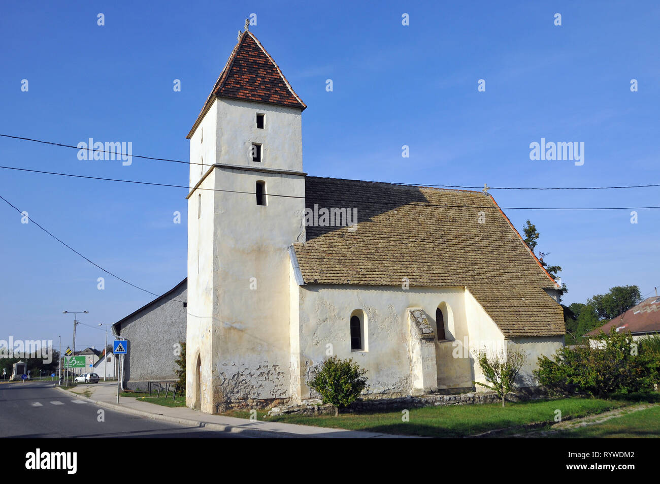 Roman Catholic Church of the 13th Century, Berhida, Hungary. 13 ...
