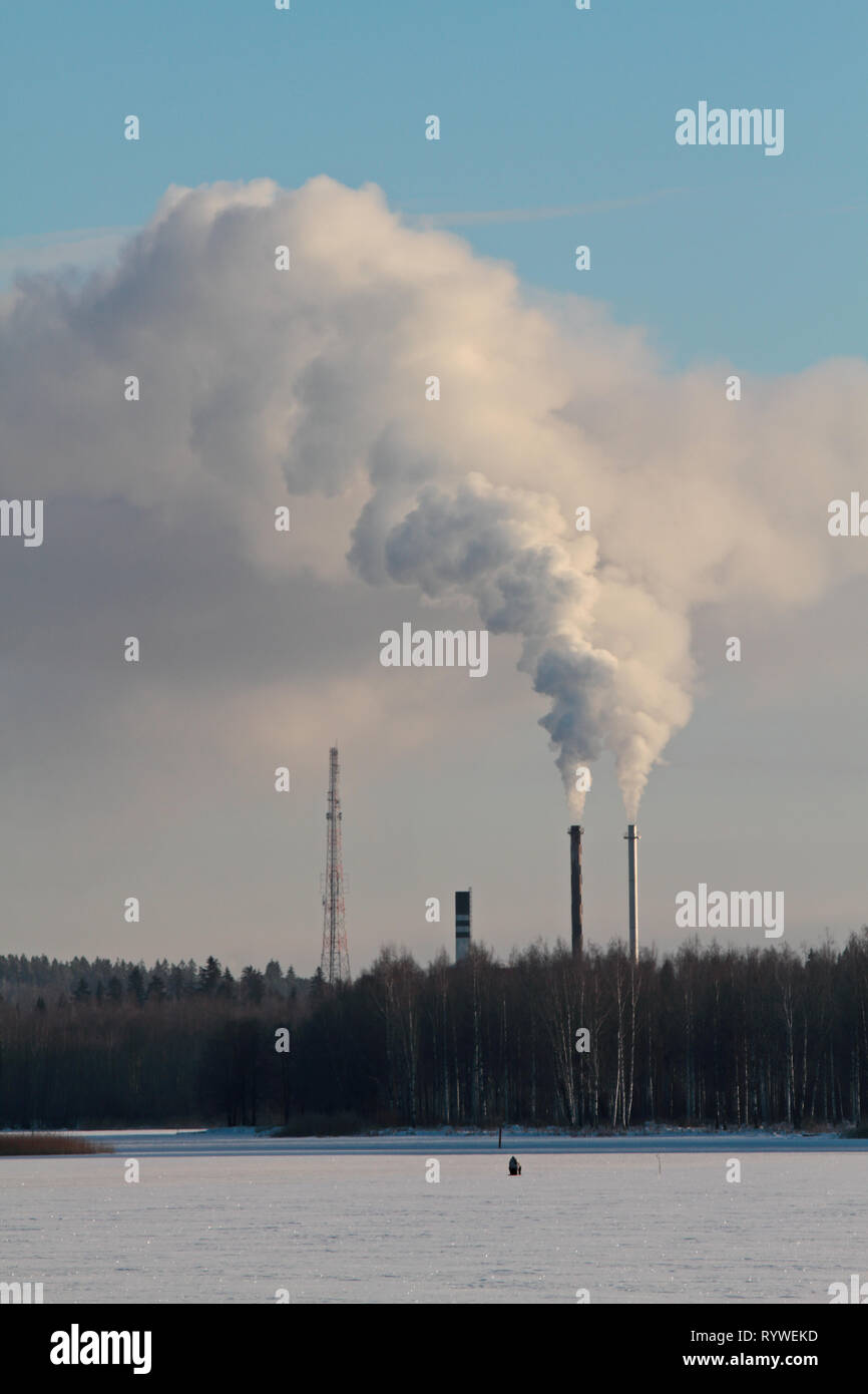 Factory snow winter cold climate hi-res stock photography and images ...