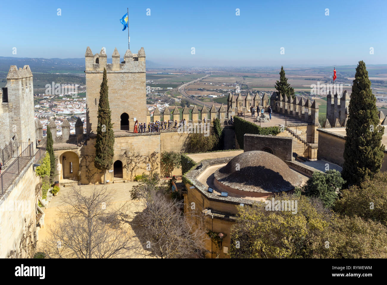 Almodovar del Rio, Cordoba Province, Spain. Almodovar castle. Founded ...