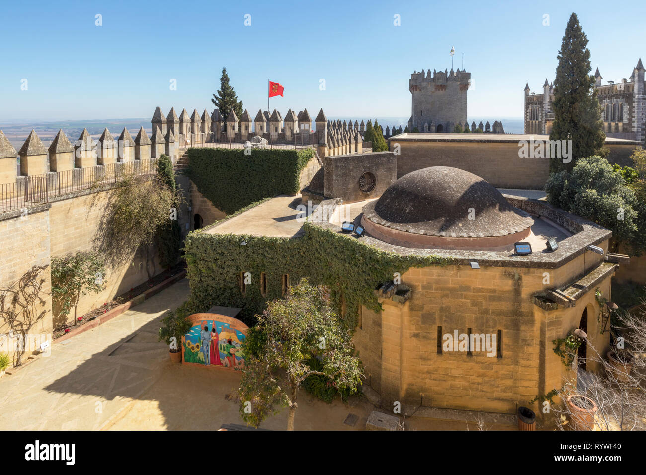 Almodovar del Rio, Cordoba Province, Spain. Almodovar castle. Founded ...