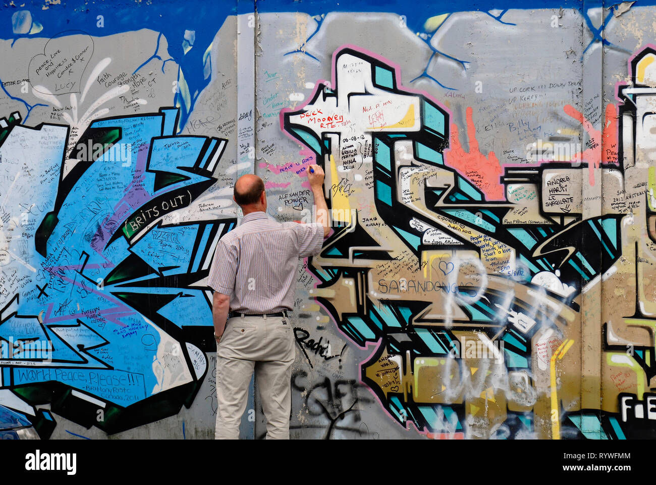 The peace lines or peace walls are a series of separation barriers in ...