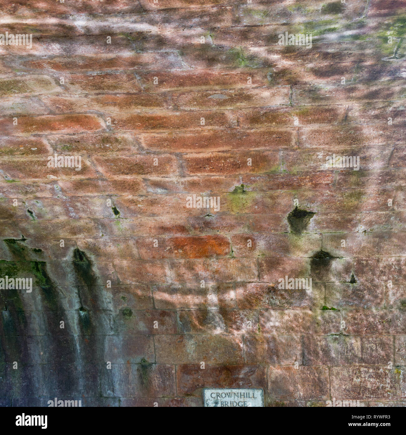 Reflections of water ripples on the underside of Crownhill Bridge on ...