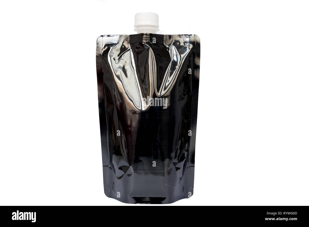 Shiny black stand up pouch hi-res stock photography and images - Alamy