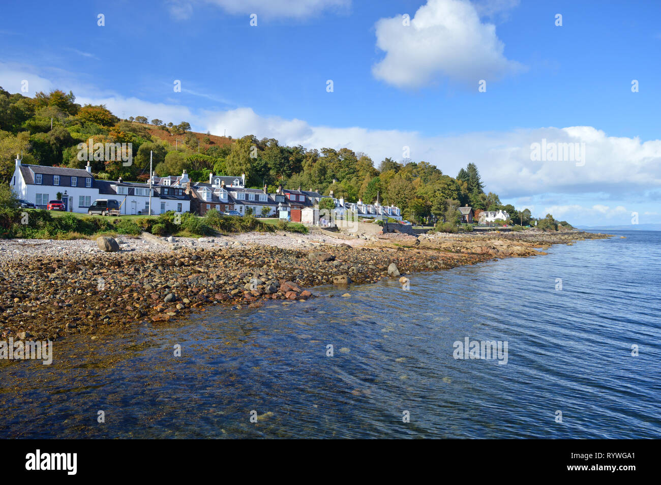 Corrie Isle of Arran Stock Photo - Alamy