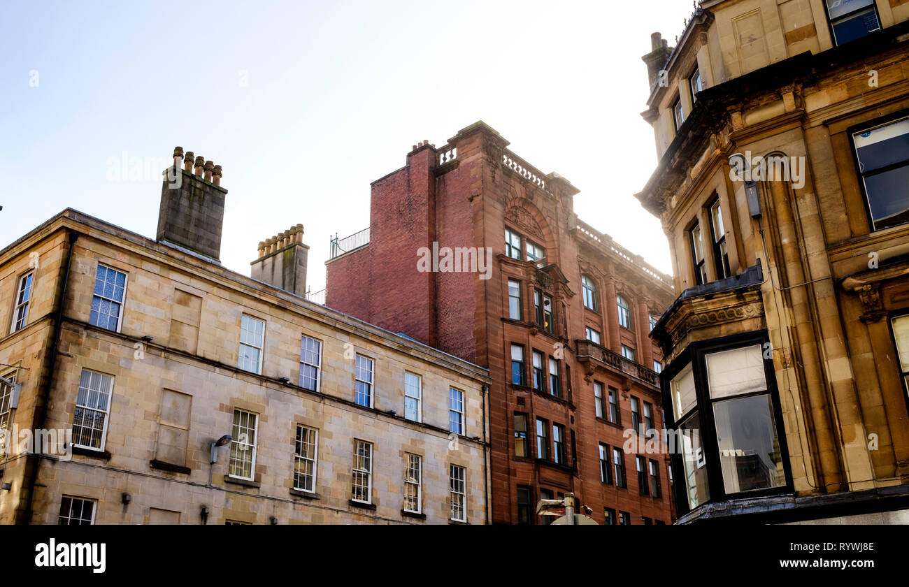 Architecture in Gordon Street, Glasgow, Scotland Stock Photo - Alamy