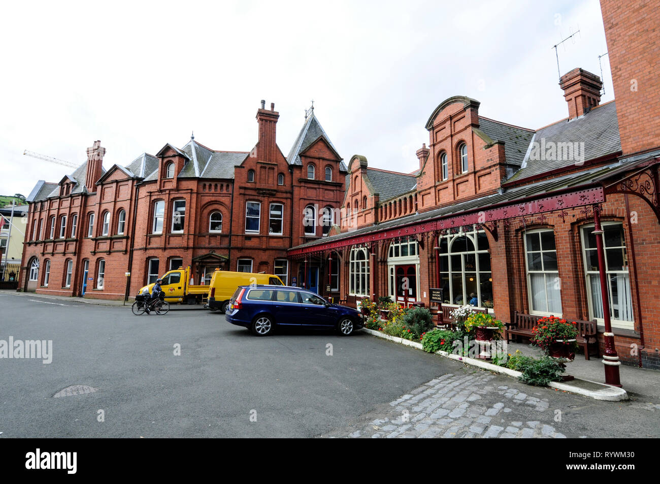 Douglas mainline rail station,Isle of Man,Britain. The Isle of Man ...
