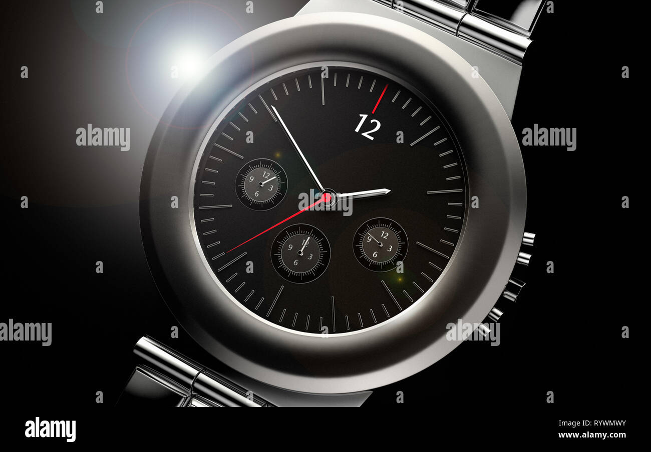 Clock with single hand hi-res stock photography and images - Alamy