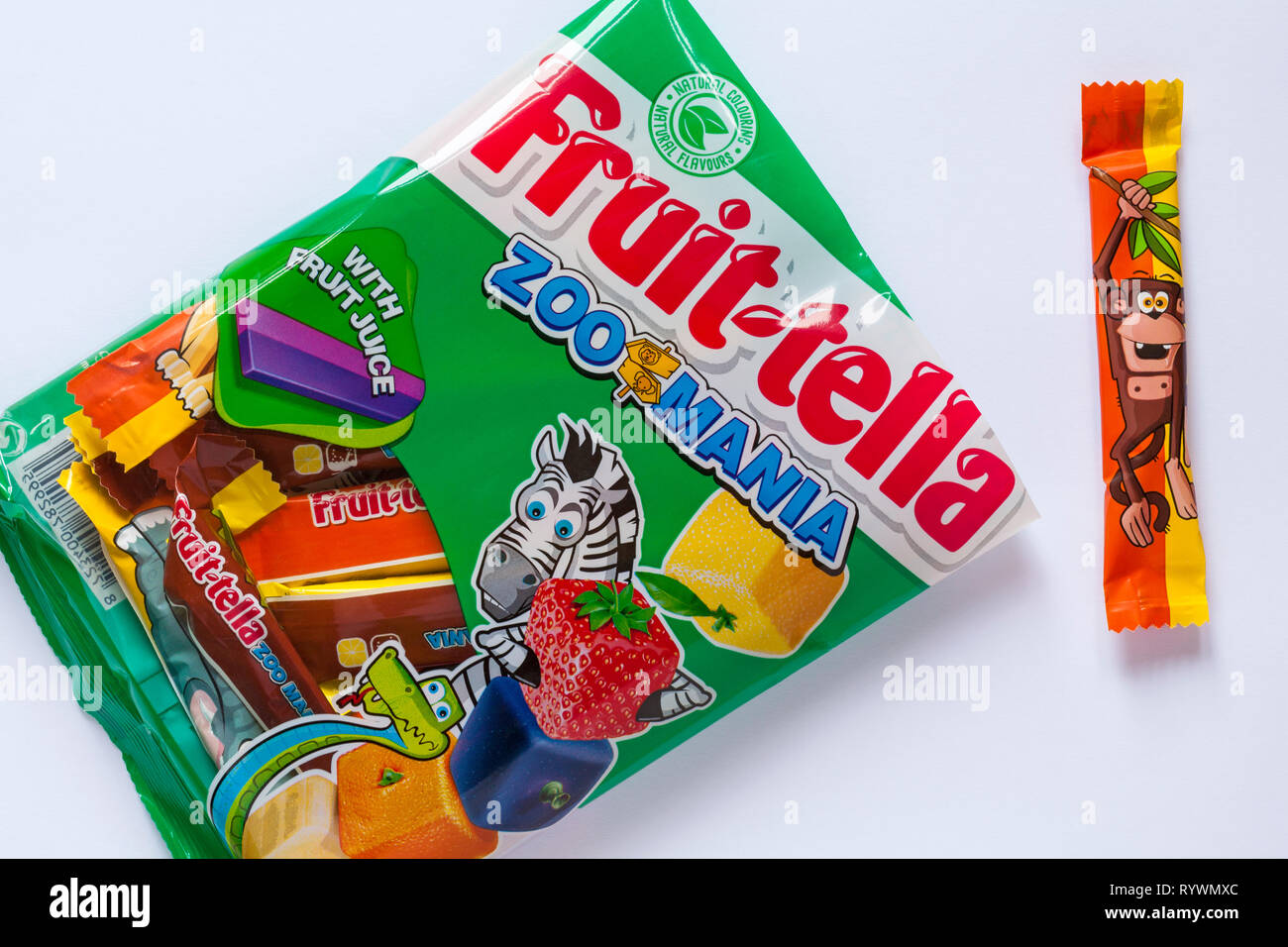 Packet of Fruit-tella zoomania zoo mania sweets candies with fruit ...
