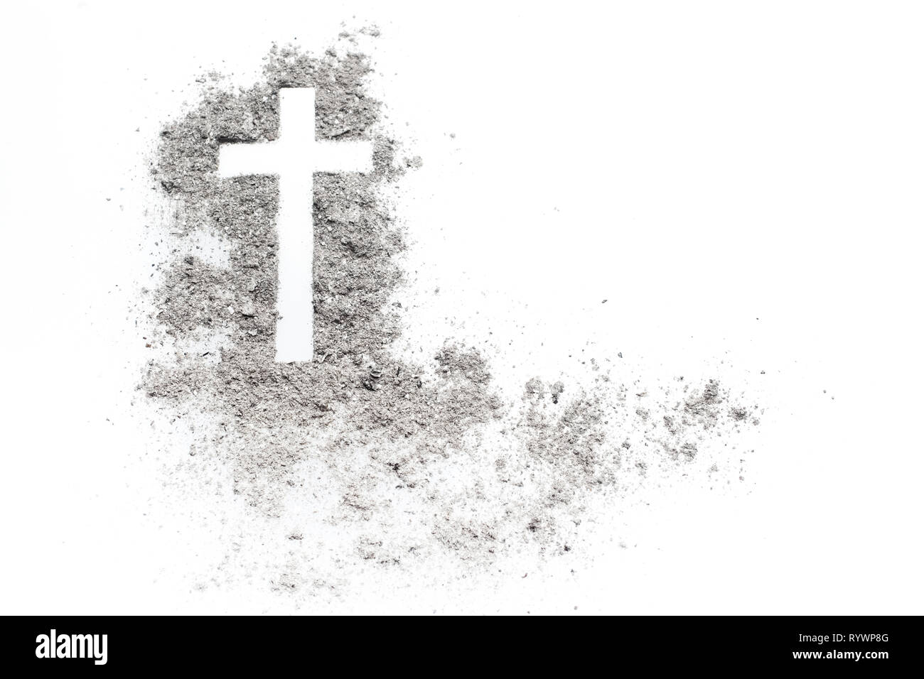 Ash Wednesday With Cross