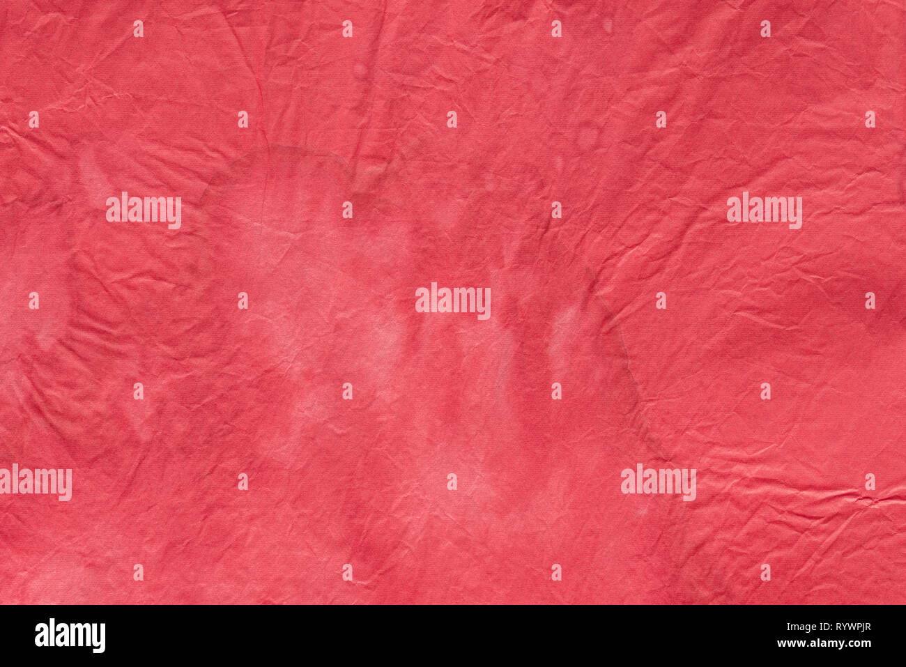 red color watercolor painted background texture on creased paper Stock ...