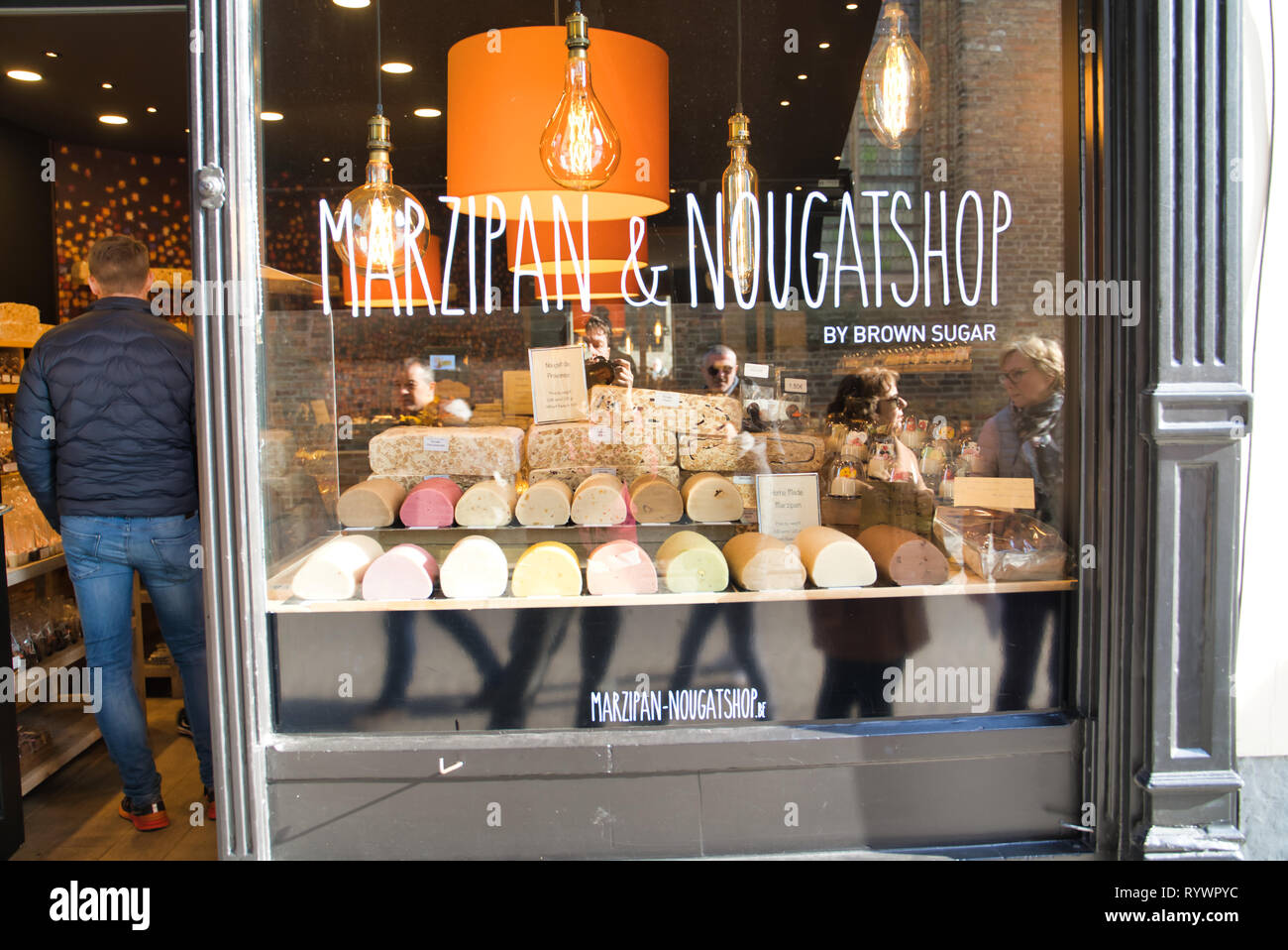 Chocolate marzipan bar hi-res stock photography and images - Alamy